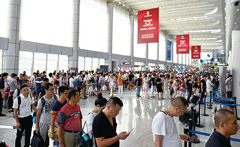 温州机场排队,州机场互通,州机场枢纽_大山谷图库